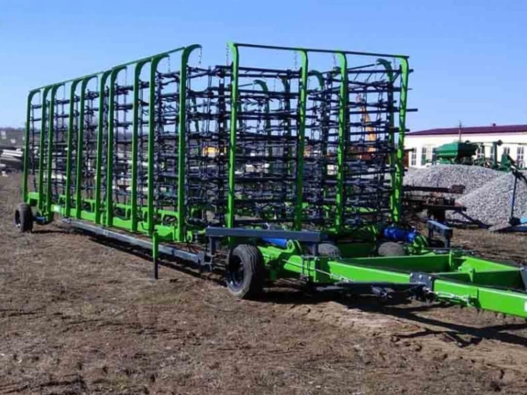 Grapă cu colți reglabili, AVERS-Agro FLEX GREEN WAY | E-Agricultura