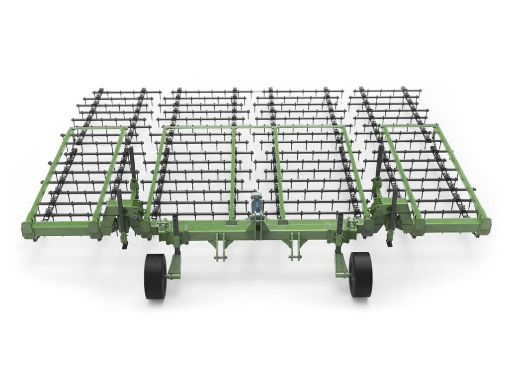 Grapă cu colți reglabili, AVERS-Agro FLEX GREEN WAY | E-Agricultura