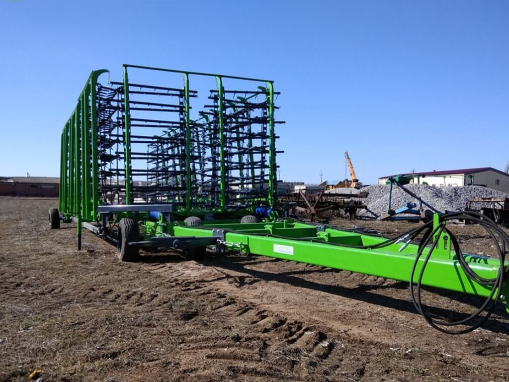 Grapă cu colți reglabili, AVERS-Agro FLEX GREEN WAY | E-Agricultura