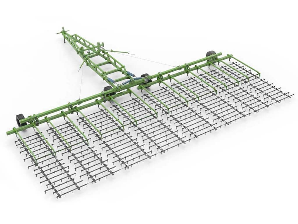 Grapă cu colți reglabili, AVERS-Agro FLEX GREEN LINE | E-Agricultura