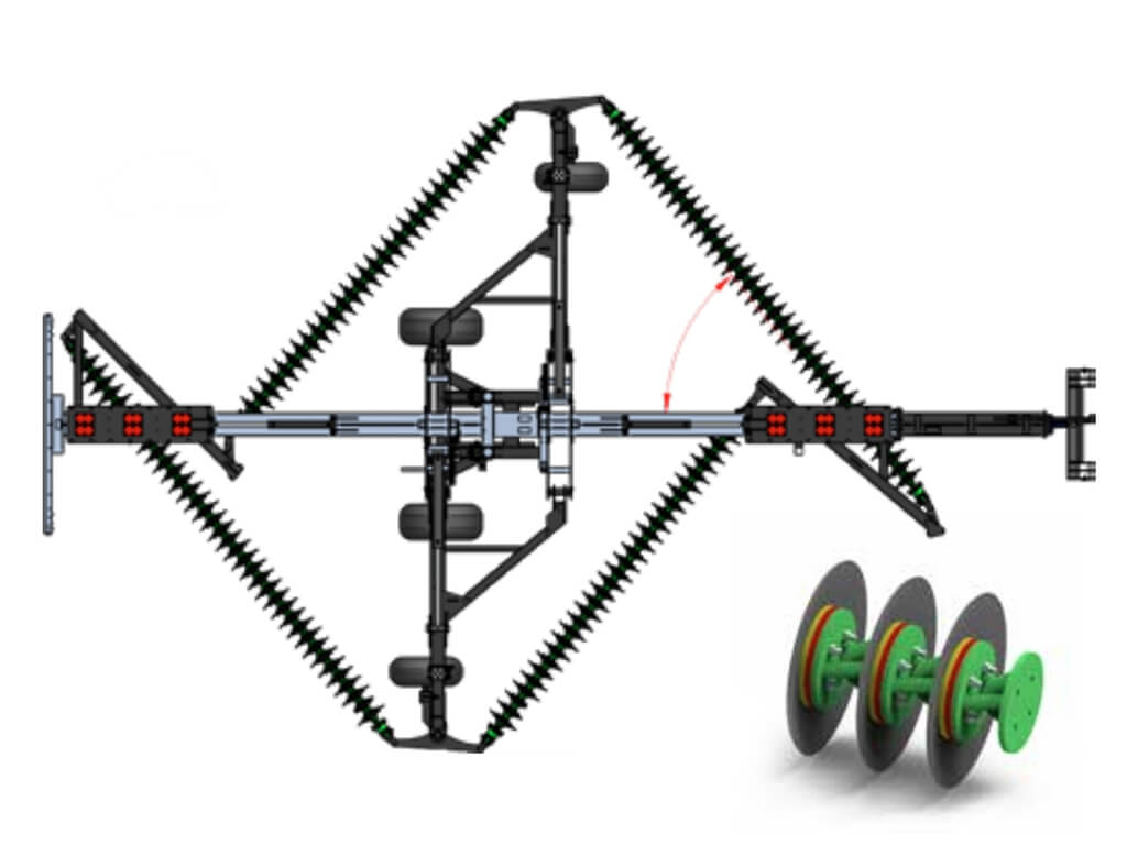 Grapă cu lanțuri și discuri 6.8M, Fliegl KSE 680 | E-Agricultura