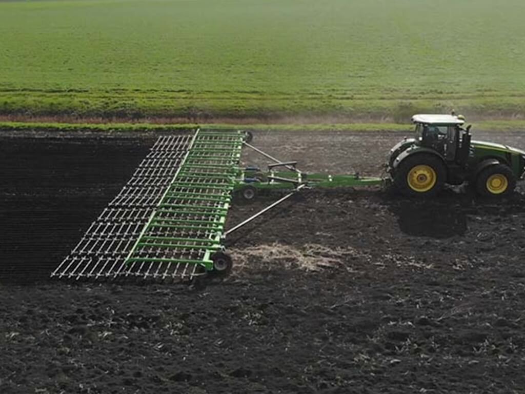 Grapă cu colți reglabili, AVERS-Agro FLEX GREEN WAY | E-Agricultura