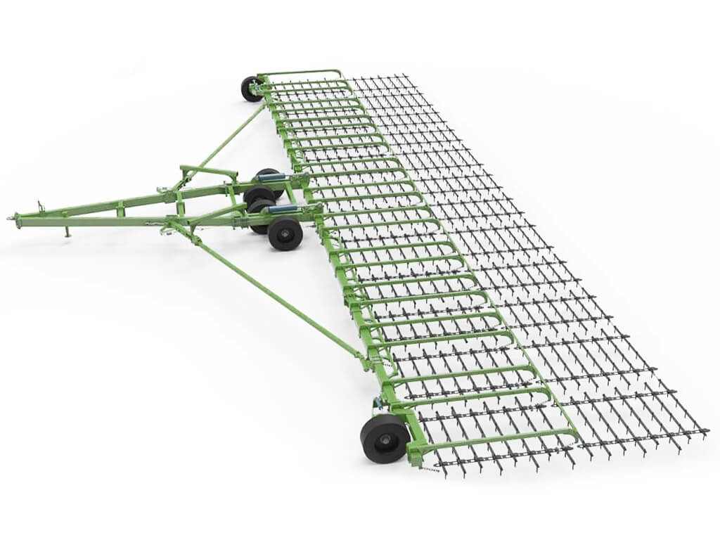 Grapă cu colți reglabili, AVERS-Agro FLEX GREEN LINE | E-Agricultura