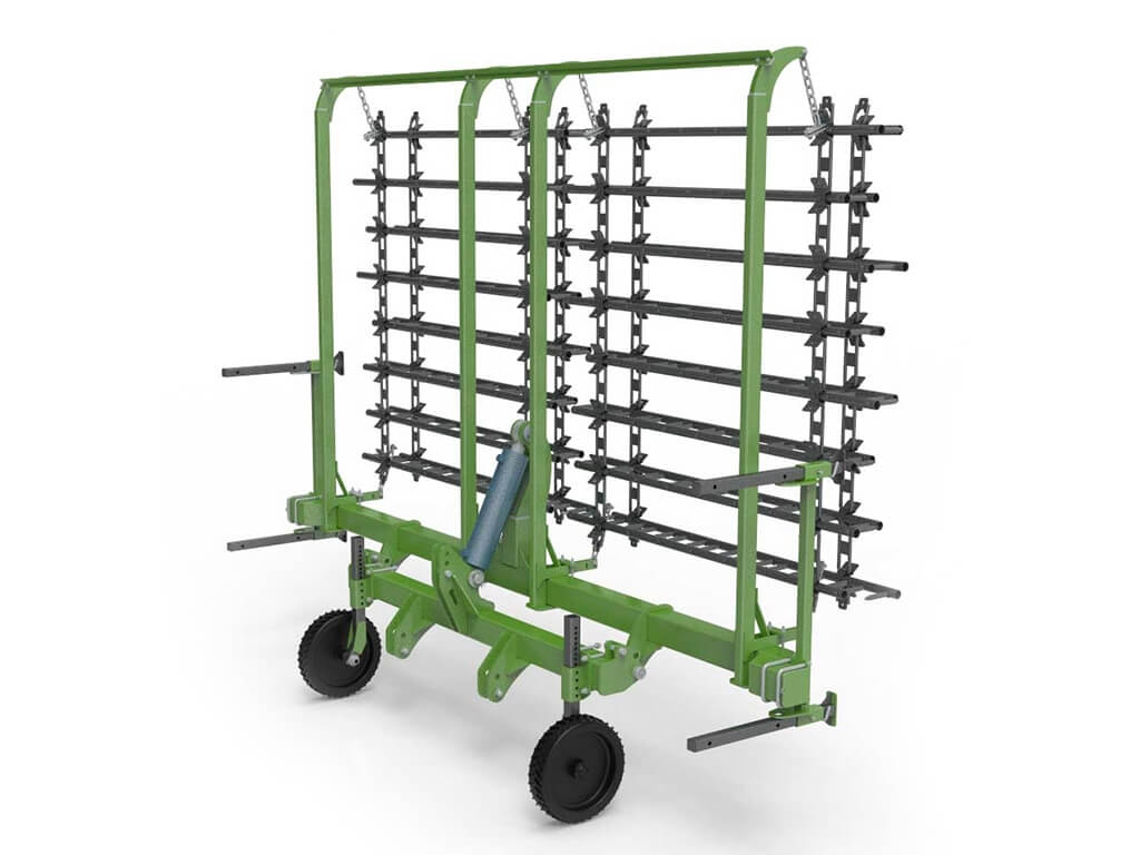 Grapă cu colți reglabili, AVERS-Agro FLEX GREEN WAY | E-Agricultura